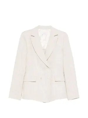 VIA MASINI 80 Linen Jacket - Beige