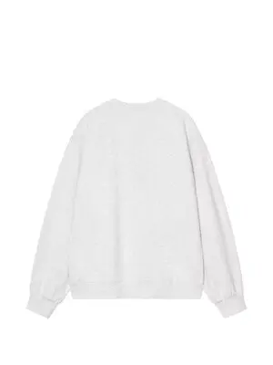 Carhartt Work In Progress Logo Cotton Sweatshirt - Grey