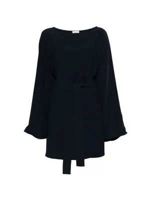 PAROSH Short Dress - Blue