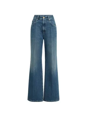 Brunello Cucinelli Flared-leg Denim Jeans - Blue
