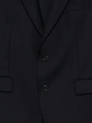 Tagliatore Single-breasted Blazer - Blue