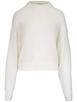 Brunello Cucinelli Wool Crewneck Jumper - Beige