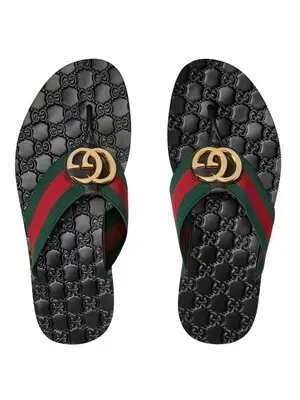 Gucci Riviera Flip-flops - Black
