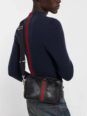 Gucci Web Trademark Shoulder Bag