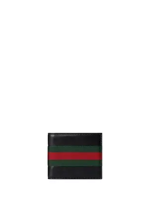 Gucci Web Trademark Bifold Wallet - Black