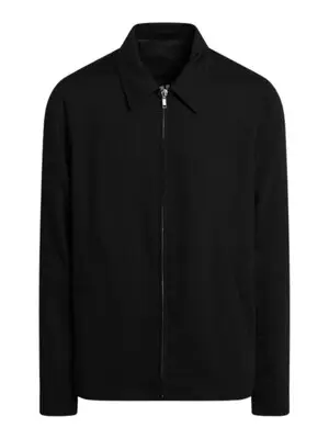 Rick Owens Wool Jacket With Zip - Black
