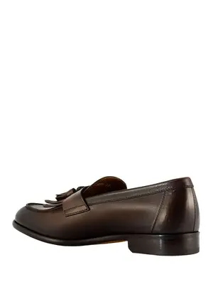DOUCAL'S Leather Moccasin - Brown