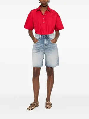 ICON DENIM LOS ANGELES Lea Denim Shorts - Blue