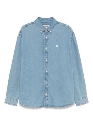 Carhartt Work In Progress Denim Cotton Shirt - Blue