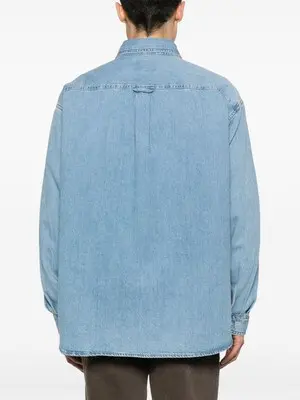 Carhartt Work In Progress Denim Cotton Shirt - Blue