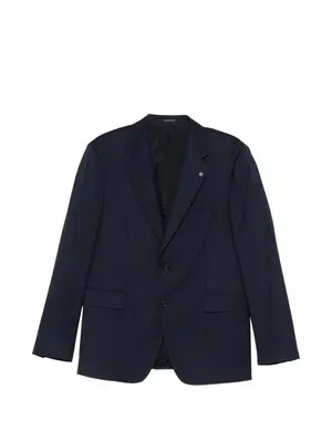 Tagliatore Single-breasted Blazer - Blue