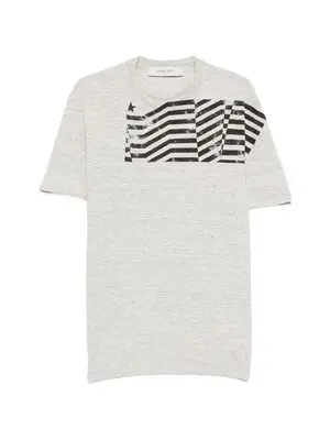 GOLDEN GOOSE Printed Cotton T-shirt