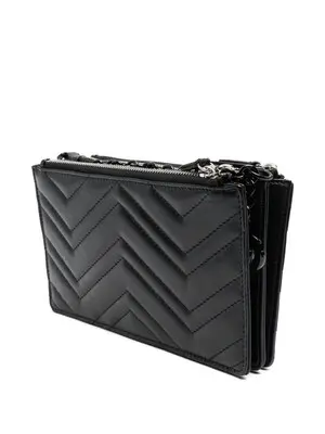 Gucci Gg Marmont Leather Mini Bag - Black
