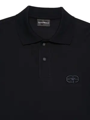 Emporio Armani Logo Cotton Polo Shirt