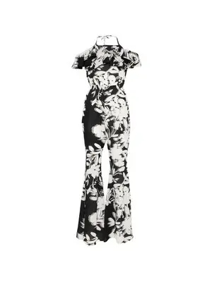 CATALINA Printed Jumpsuit - Black