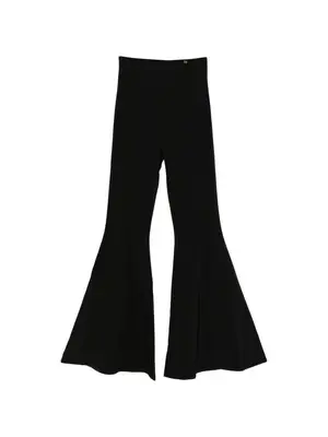 CATALINA Flared Leg Trousers - Black