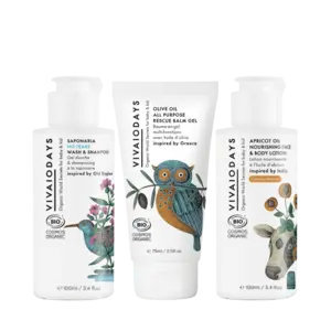 VIVAIODAYS Daily 3-step Ritual: Cleanse, Hydrate, Soothe - One-color