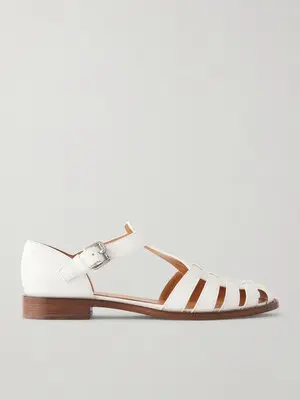 Church's Kelsey Woven Leather Sandals - White