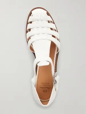 Church's Kelsey Woven Leather Sandals - White