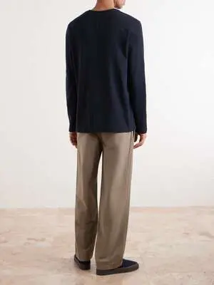 THE ROW Time Straight-leg Cotton Trousers