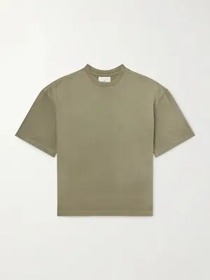THE ELDER STATESMAN Playa Cotton And Cashmere-blend T-shirt