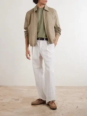 THE ELDER STATESMAN Playa Cotton And Cashmere-blend T-shirt