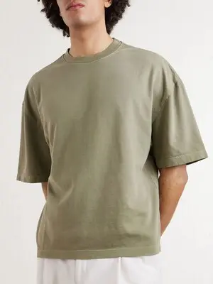 THE ELDER STATESMAN Playa Cotton And Cashmere-blend T-shirt