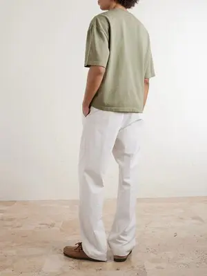 THE ELDER STATESMAN Playa Cotton And Cashmere-blend T-shirt