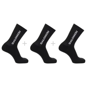 SALOMON Everyday Crew 3-pack - Black / Black