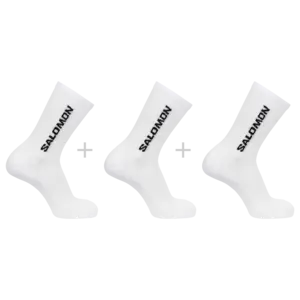 SALOMON Everyday Crew 3-pack - White / White