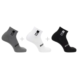 SALOMON Everyday Ankle 3-pack - Black / White