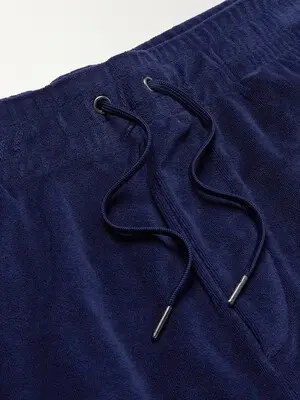Polo Ralph Lauren Cotton-blend Terry Drawstring Shorts - Blue