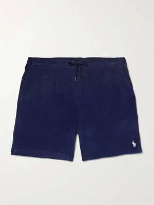 Polo Ralph Lauren Cotton-blend Terry Drawstring Shorts - Navy