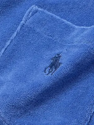 Polo Ralph Lauren Camp-collar Logo-embroidered Cotton-blend Terry Shirt