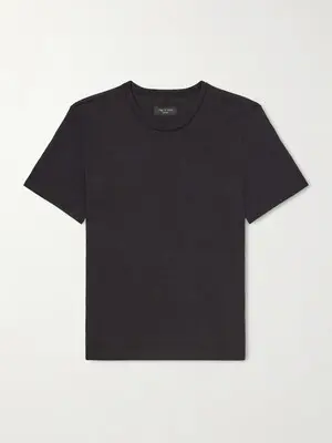 Rag & Bone Classic Cotton-jersey T-shirt - Black