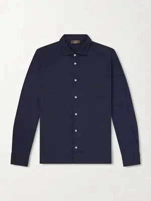 SLOWEAR Zanone Slim-fit Icecotton Shirt - Blue