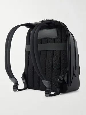 Montblanc Sartorial Large Cross-grain Leather Backpack
