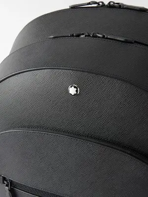 Montblanc Sartorial Large Cross-grain Leather Backpack