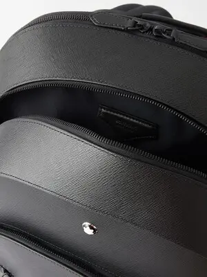 Montblanc Sartorial Large Cross-grain Leather Backpack