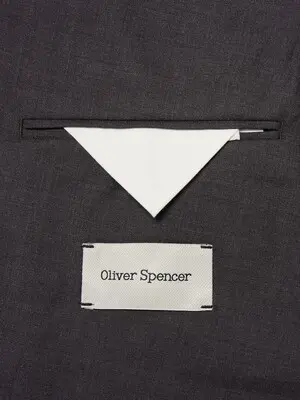 Oliver Spencer Miro Double-breasted Suit Jacket