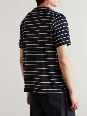Oliver Peoples Webber Striped Cotton-jersey T-shirt