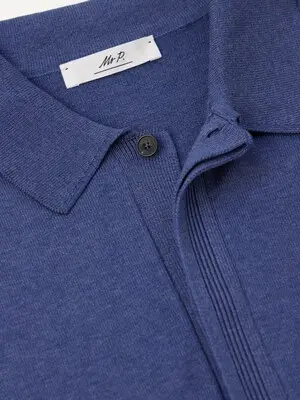 Mr P. Organic Cotton And Silk-blend Shirt