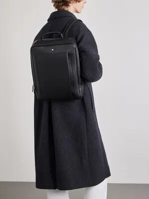 Montblanc Cross-grain Leather Backpack