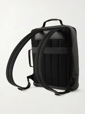 Montblanc Cross-grain Leather Backpack