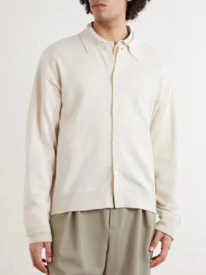 MFPEN Formal Cotton And Linen-blend Cardigan