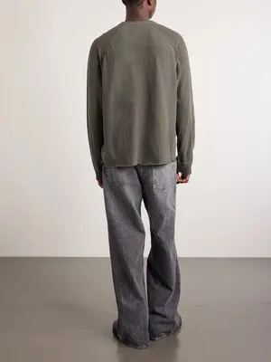 JAMES PERSE Garment-dyed Cotton-jersey T-shirt