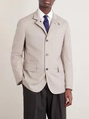Dunhill Super 130s Wool Jacket - Gray