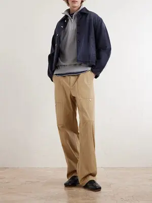 KAPTAIN SUNSHINE Suvin Cotton-jersey Half-zip Sweatshirt