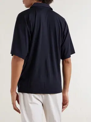KAPTAIN SUNSHINE Skipper Oversized Merino Wool Polo Shirt
