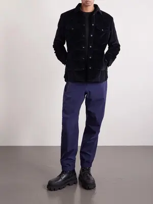 Moncler Gelt Quilted Cotton-blend Corduroy Down Shirt Jacket